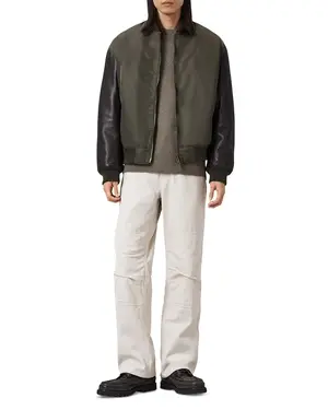ALLSAINTS Myler Bomber Jacket - Khaki