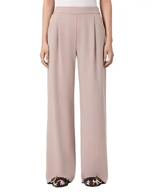 Allsaints Raw Edge Hem Pants For Women