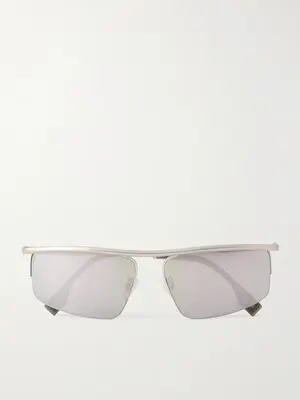 Fendi Travel Aviator-style Sunglasses - Silver