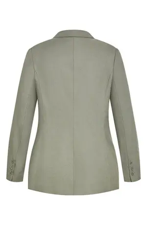 City Chic Clea One-button Blazer