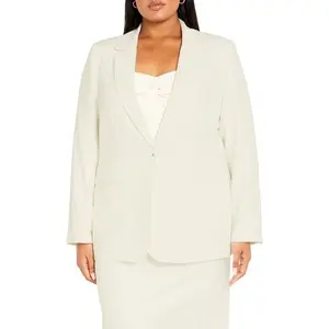 City Chic Clea One-button Blazer