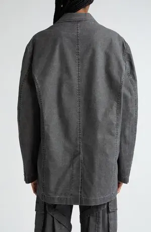 Acne Studios Juylie Cotton Canvas Blazer