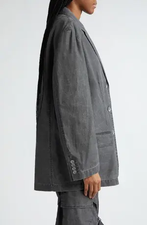 Acne Studios Juylie Cotton Canvas Blazer