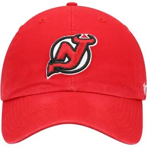 '47 New Jersey Devils Clean Up Logo Adjustable Hat