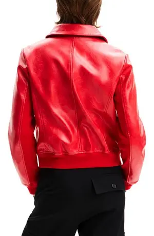 Desigual Faux Leather Biker Jacket