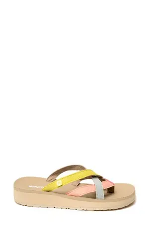 Minnetonka Hanna 2.0 Flip Flop - Yellow Multi