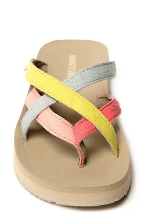 Minnetonka Hanna 2.0 Flip Flop - Yellow Multi