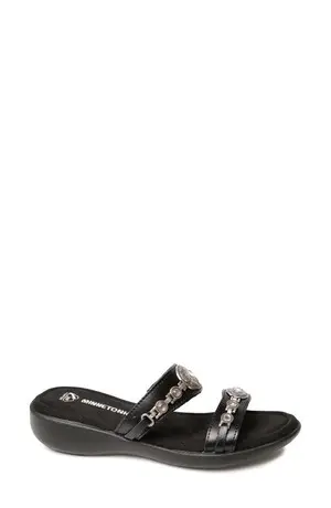 Minnetonka Brenn Slide Sandal - Black
