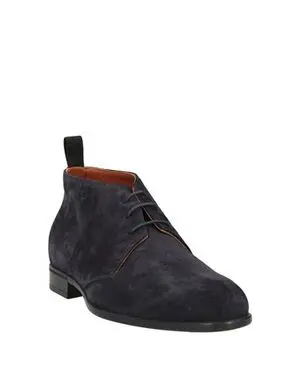 DOUCAL'S Leather Ankle Boots - Blue