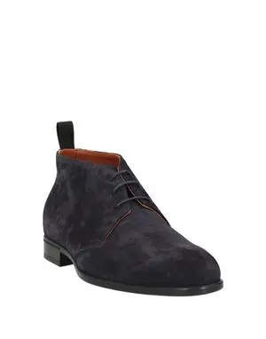 DOUCAL'S Leather Ankle Boots - Blue