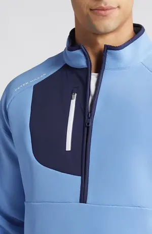 Peter Millar Galeforce Water Resistant Half Zip Jacket