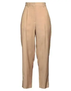Sandro Tapered Viscose Pants - Beige