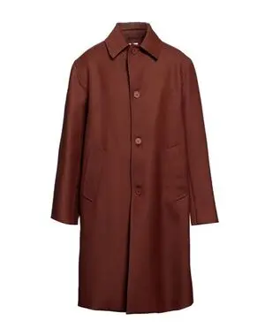 Sandro Single-breasted Coat With Classic Collar