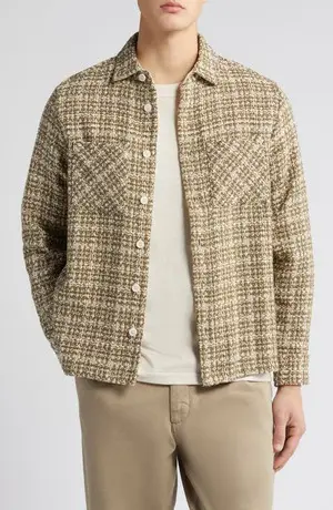 WAX LONDON Whiting Mercer Check Button-up Overshirt