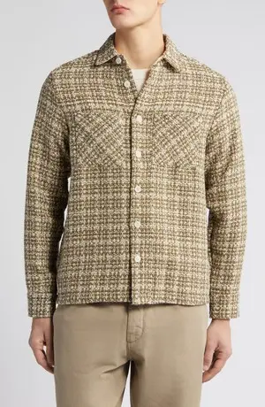 WAX LONDON Whiting Mercer Check Button-up Overshirt