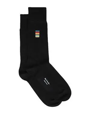 Paul Smith Man Socks & Hosiery Black Size Onesize Cotton, Nylon, Elastane Black