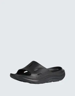 HOKA® U Ora Recovery Slide 3 Sandals Size Rubber