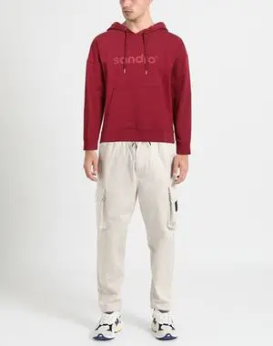 Sandro Fleece Hoodie - Burgundy