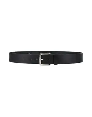 Armani Exchange Belt With Logo And Buckle - Black