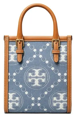Tory Burch Mini T Monogram North/south Tote