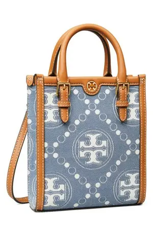 Tory Burch Mini T Monogram North/south Tote