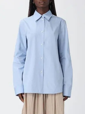 JIL SANDER Cotton Shirt - Blue
