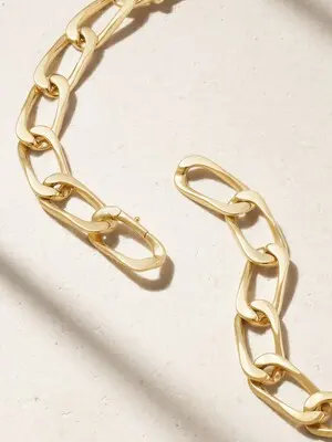 FOUNDRAE Pierced Curb 18-karat Chain Necklace
