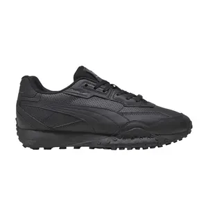 PUMA Blacktop Rider Leather Sneakers - Black