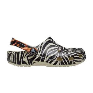 CROCS Classic Animal Print Clog - Black
