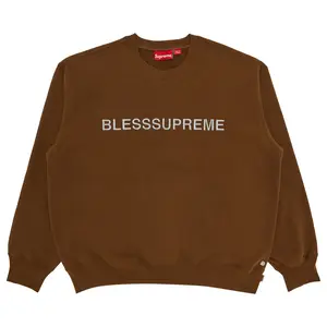 Supreme X Bless Crewneck - Brown