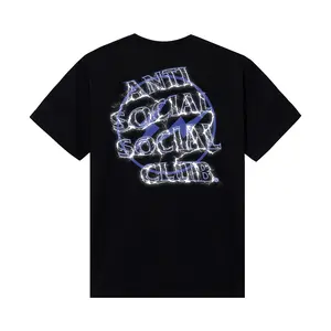 ANTI SOCIAL SOCIAL CLUB X Fragment Design Bolt Tee /navy - Black