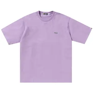 A BATHING APE One Point Relaxed Fit Tee - Purple