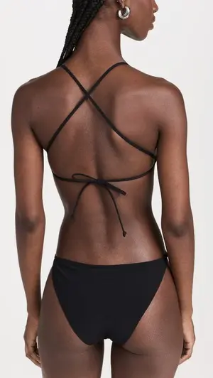 GANNI String Piece Swimsuit