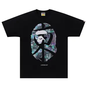 A BATHING APE Neon Tokyo Tee - Black