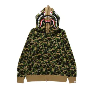 A BATHING APE Abc Camo Double Shark Full Zip Hoodie