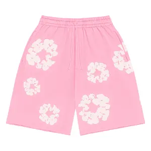 DENIM TEARS The Cotton Wreath Shorts - Pink