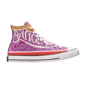 CONVERSE Willy Wonka X Chuck Taylor All Star High 'swirl' Sneakers - Purple