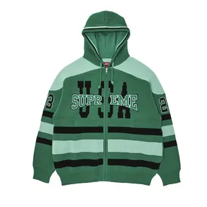 Supreme Usa Zip Up Hooded Sweater