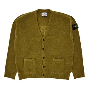 Supreme X Stone Island Bouclé Cardigan - Green