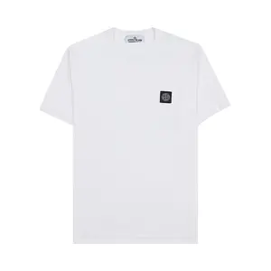 Stone Island Garment Dyed Logo T-shirt