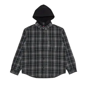 Women's Hooded Flannel Shirts