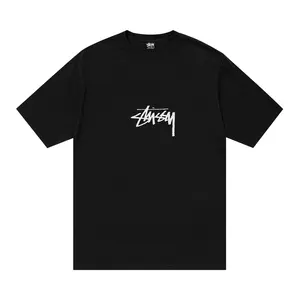 StÜssy Pigment Dyed Small Stock Tee - Black