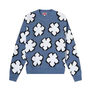 Kenzo All Over Boke Flower Jumper - Blue