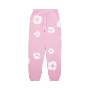 DENIM TEARS Cotton Wreath Sweatpants - Pink
