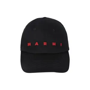 Marni Logo Baseball Cap - Black