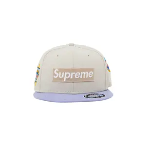 Supreme Championships Box Logo New Era Cap - Cream