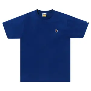 A BATHING APE Ape Head One Point Tee - Blue