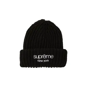 Supreme Classic Logo Beanie - Black