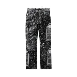 WHO DECIDES WAR Foil Leather Pant - Grey