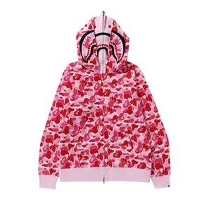 A BATHING APE Abc Camo Double Shark Full Zip Hoodie